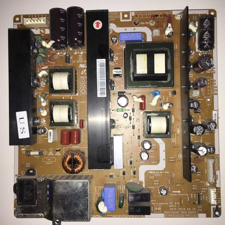 Samsung BN44-00775A Power Supply UN60H6203 | TV GUYS ONLINE PART SALES